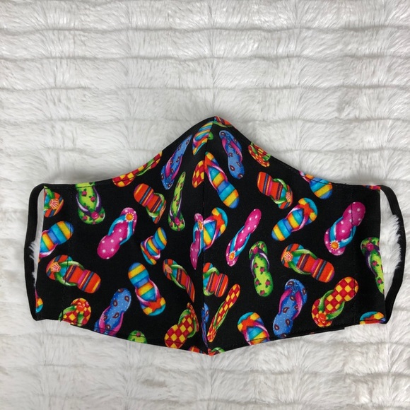 Hand Crafted | Accessories | Flip Flops Unisex Face Mask | Poshmark